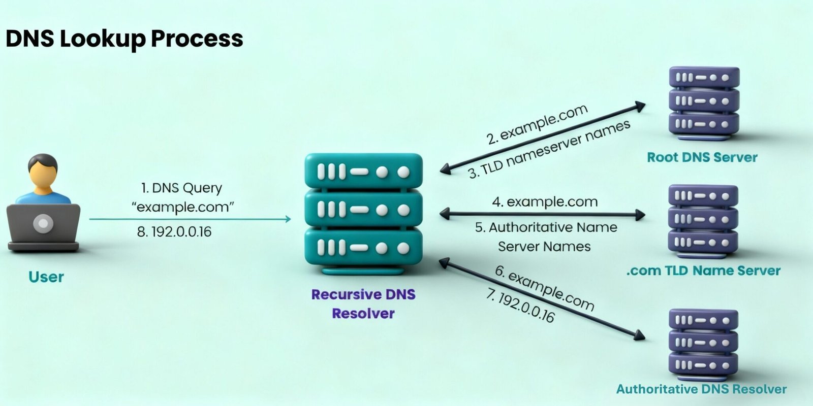 DNS Architecture : Root, TLD, and Nameserver Dynamics